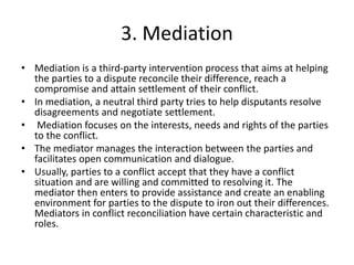 MODERN TECHNIQUES OF CONFLICT RESOLUTION.pptx