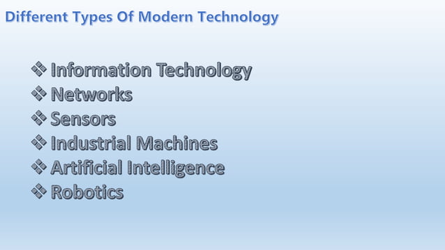 Modern technology | PPTX