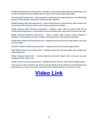 Modern technology and robotics for bridge inspections | PDF