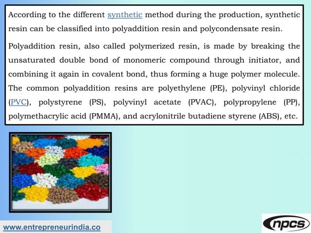 Modern technology of synthetic resins | PPTX | Chemistry | Science