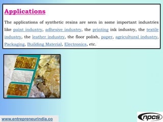 Modern technology of synthetic resins | PPTX
