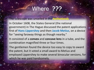 Modern Telescope (5W's 1H) | PPT