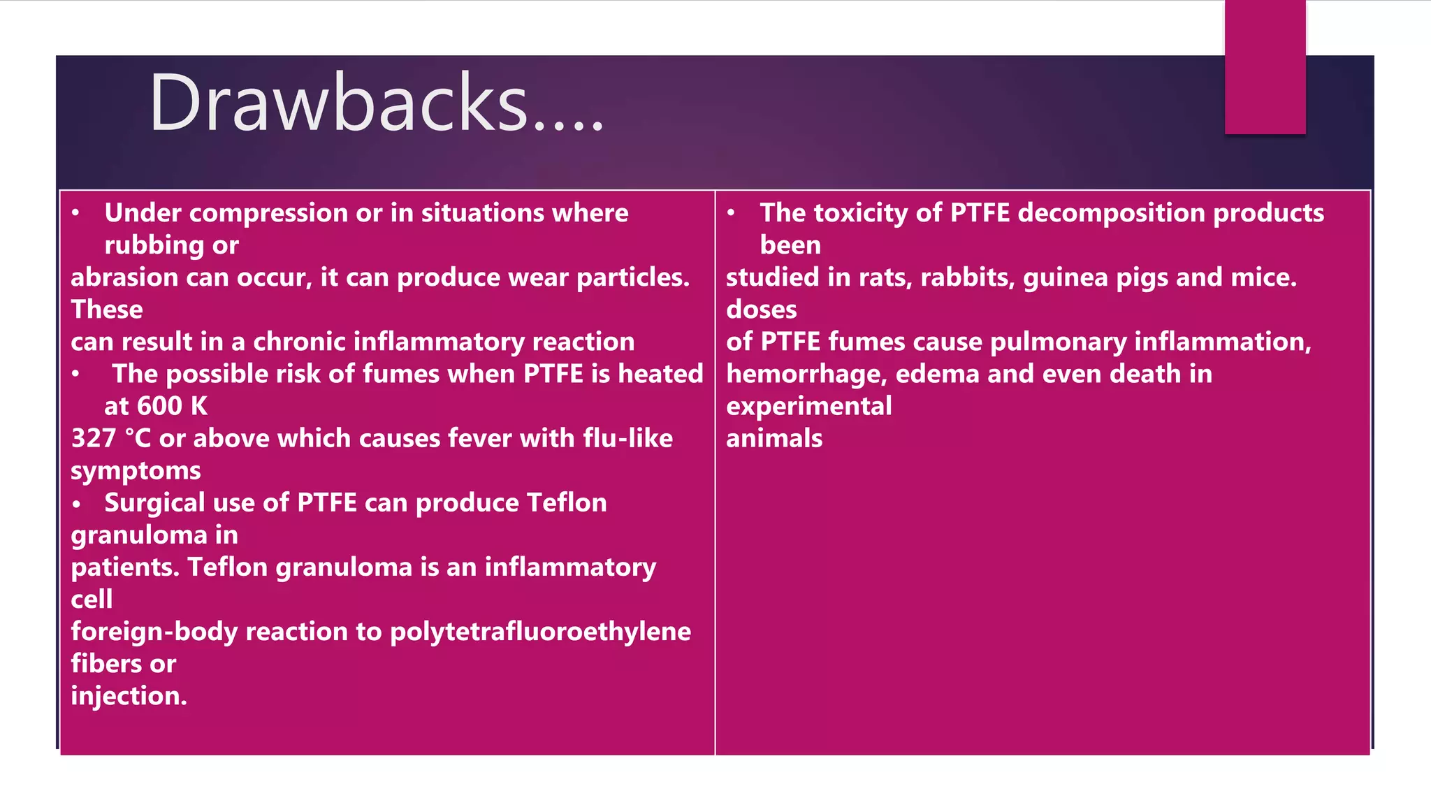 Study on Teflon Fiber | PPTX
