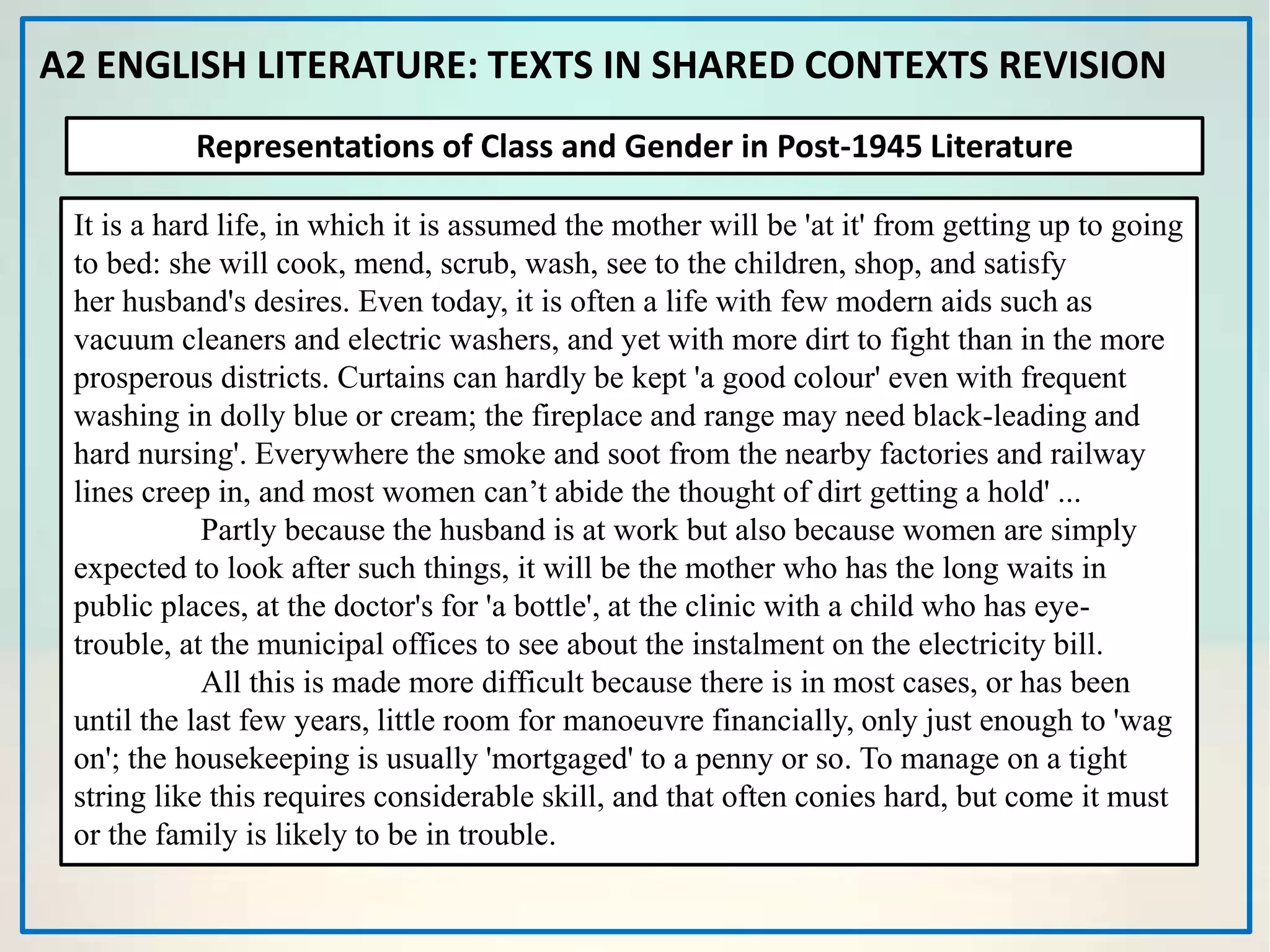 Modern texts 1945-Present Day Contexts | PPTX | Educational Assessment ...