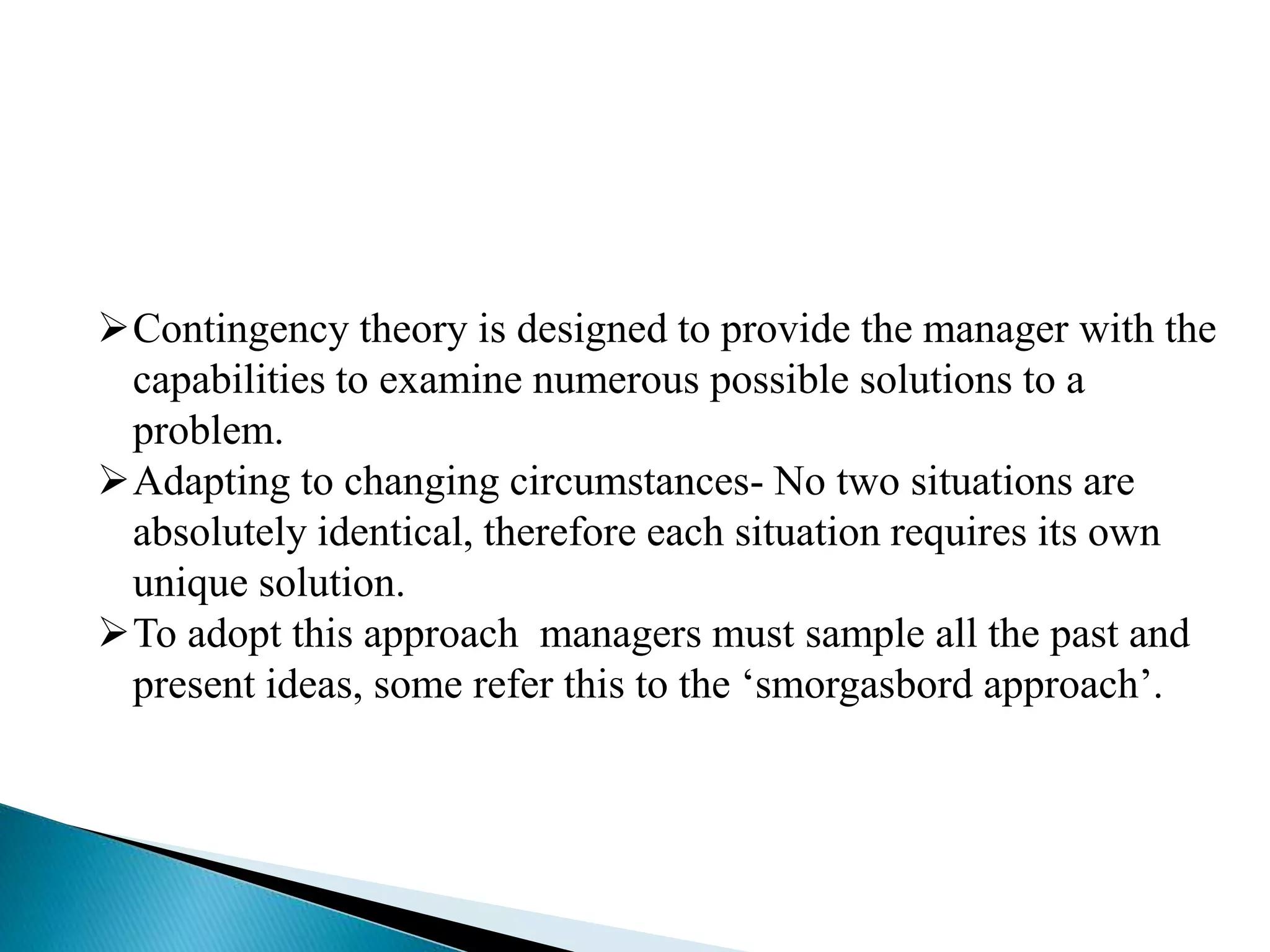Modern theories of management | PPTX