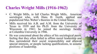 Modern TheoriesTalcot Parsons and Wright Mills.pptx