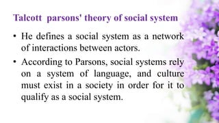 Modern TheoriesTalcot Parsons and Wright Mills.pptx