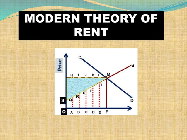 Modern Theory of Rent | PPTX | Commodities | Economy