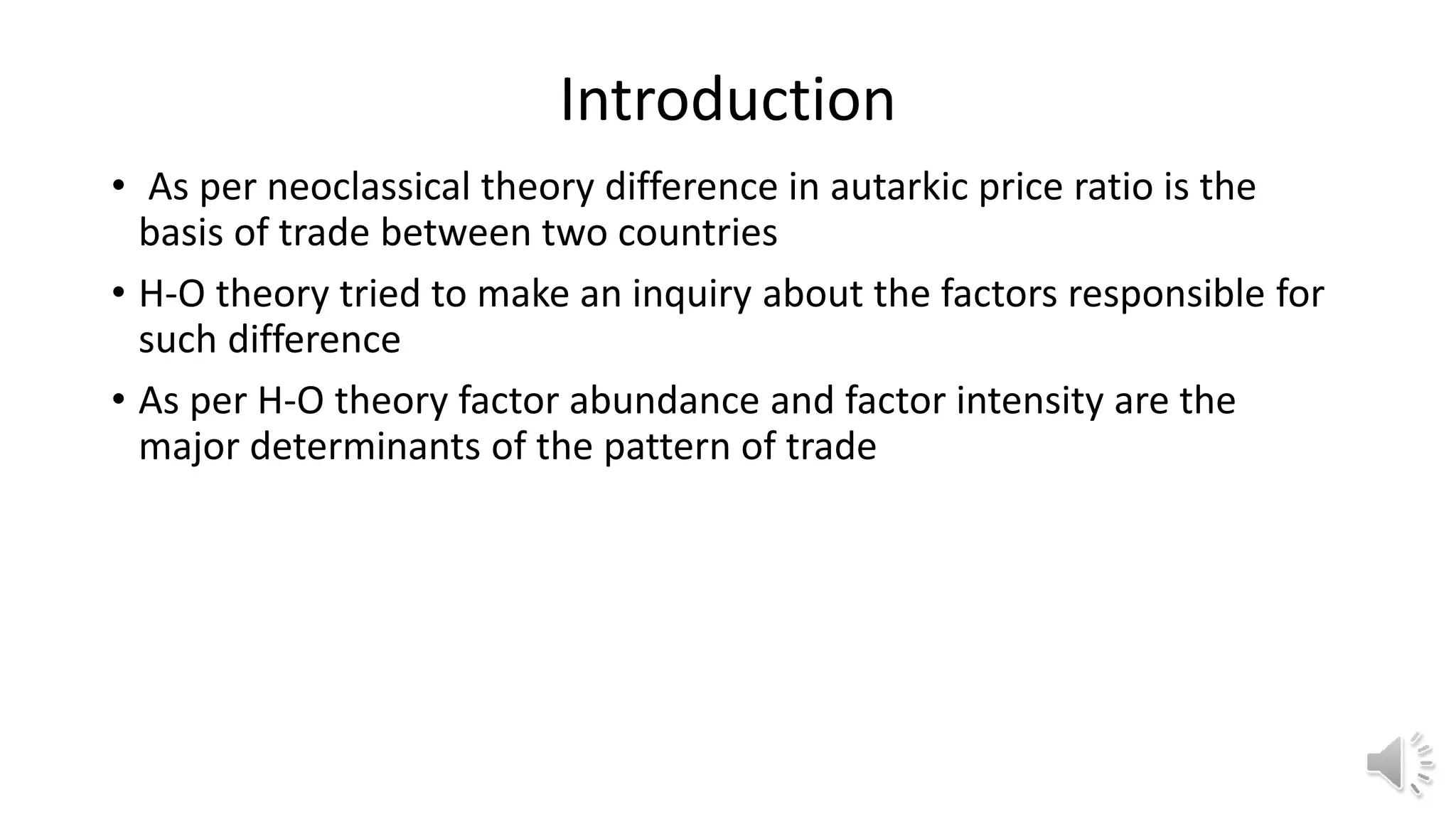 Modern theory of trade | PPT