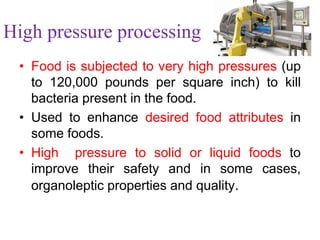 Modern trends in food preservation | PPT