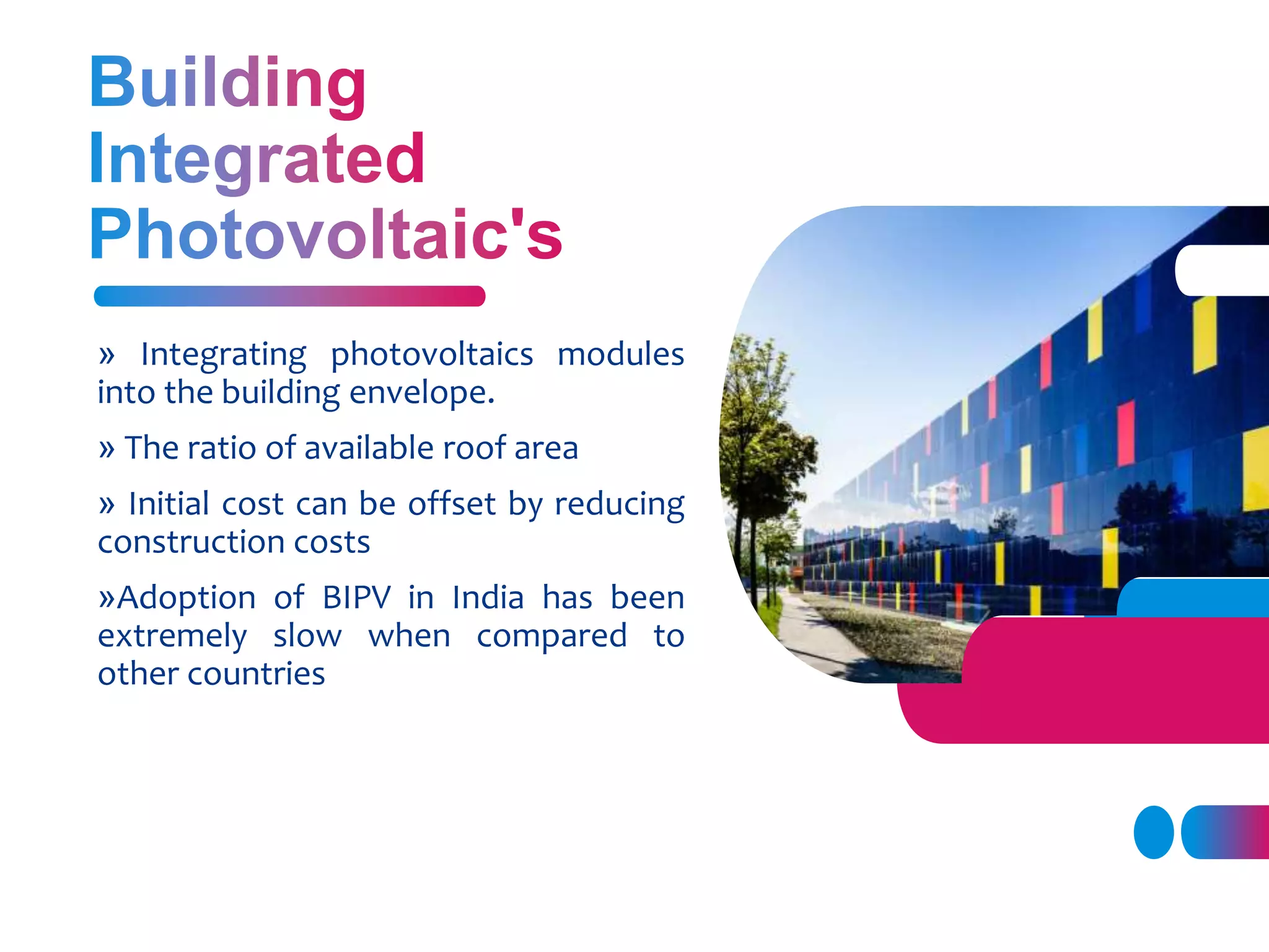 BIPV Building Integrated Photovoltaics | PPTX