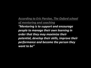 Modern trends in the field of counselling - life coaching, mentoring ...