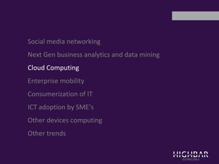 Modern Trends of ICT in Business | PPT