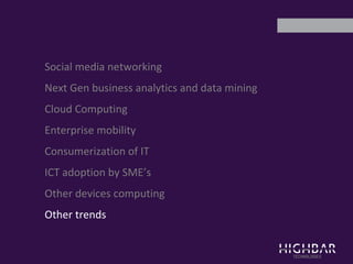 Modern Trends of ICT in Business | PPT