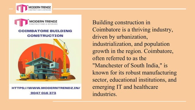 Coimbatore Building Construction | Commercial Building Contractors CBE ...