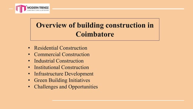 Coimbatore Building Construction | Commercial Building Contractors CBE ...