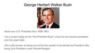 Modern u.s. presidents slides and questions | PPT