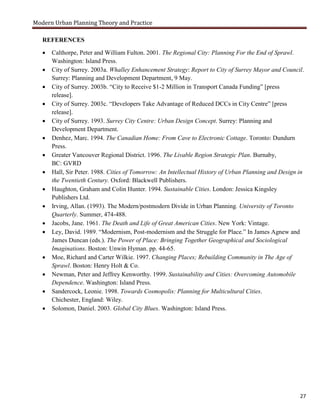 Modern urban planning theory and practice | PDF