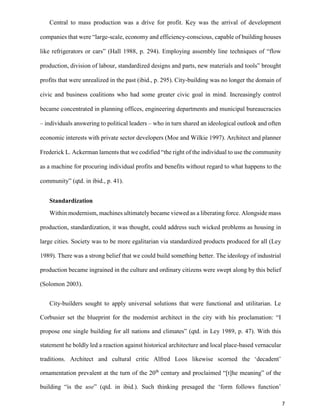 Modern urban planning theory and practice | PDF | Developmental Sites ...