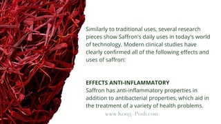 MODERN USES OF SAFFRON.pptx