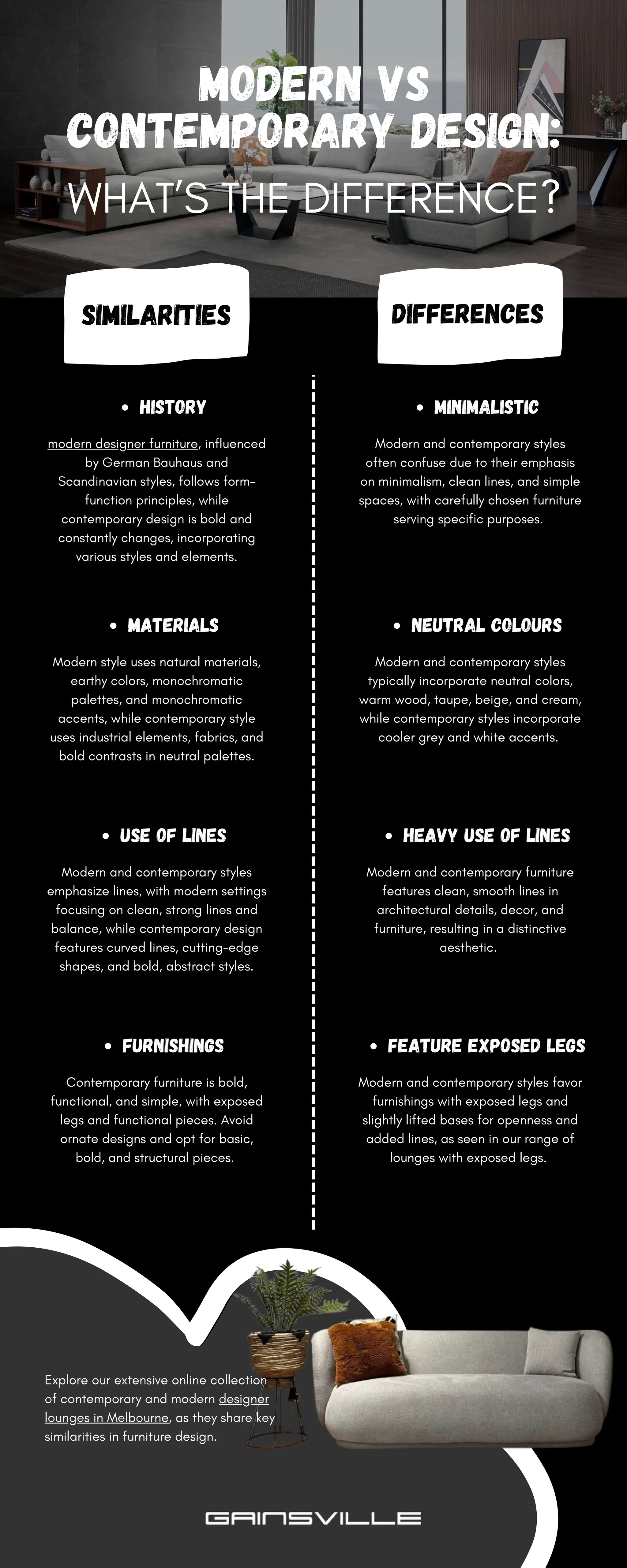 Modern vs Contemporary Design: What’s the Difference? | PDF