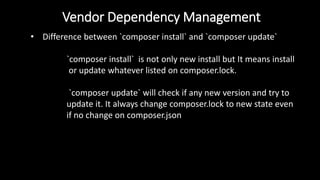 Modern web development part 2 composer | PPT