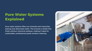 Modern Window Cleaning Systems: Efficiency, Safety & Sustainability | PDF