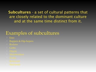 Modern youth subcultures in Ukraine | ODP