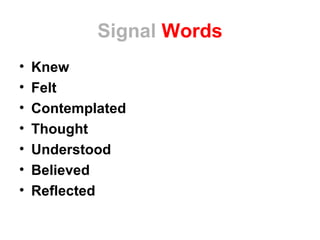 Modes of-third-person-narration-lesson | PPT