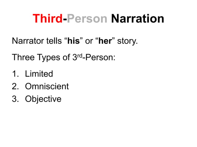 modes-of-third-person-narration-lesson.ppt