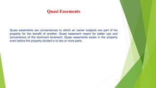 Modes of acquisition of easement | PPTX