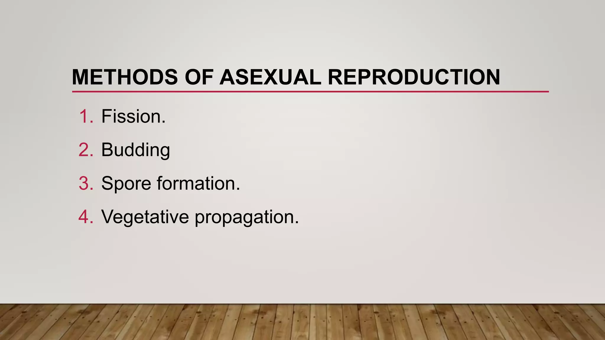 Modes of asexual reproduction | PPTX