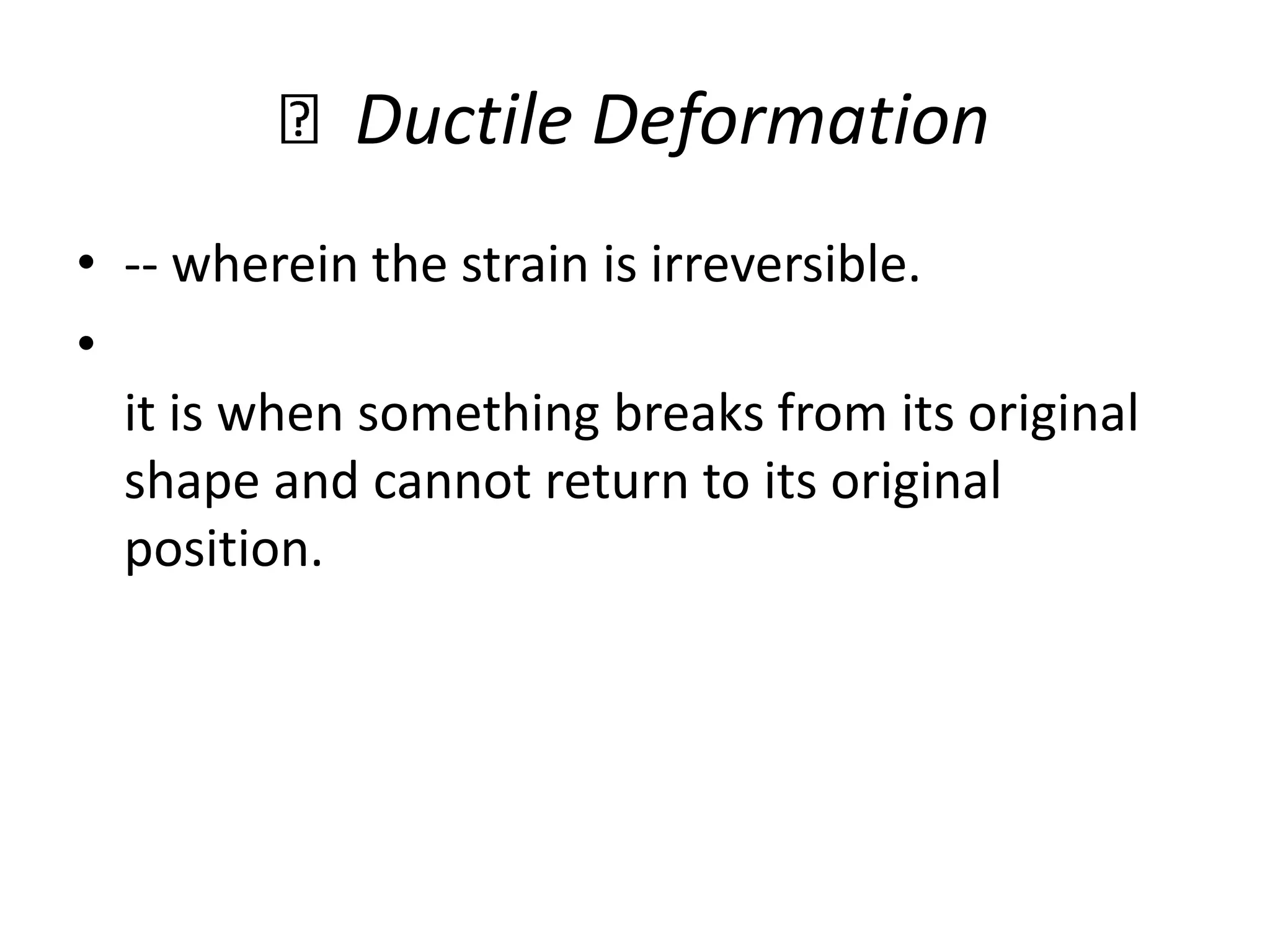 Modes of deformation of rocks presentation | PPTX
