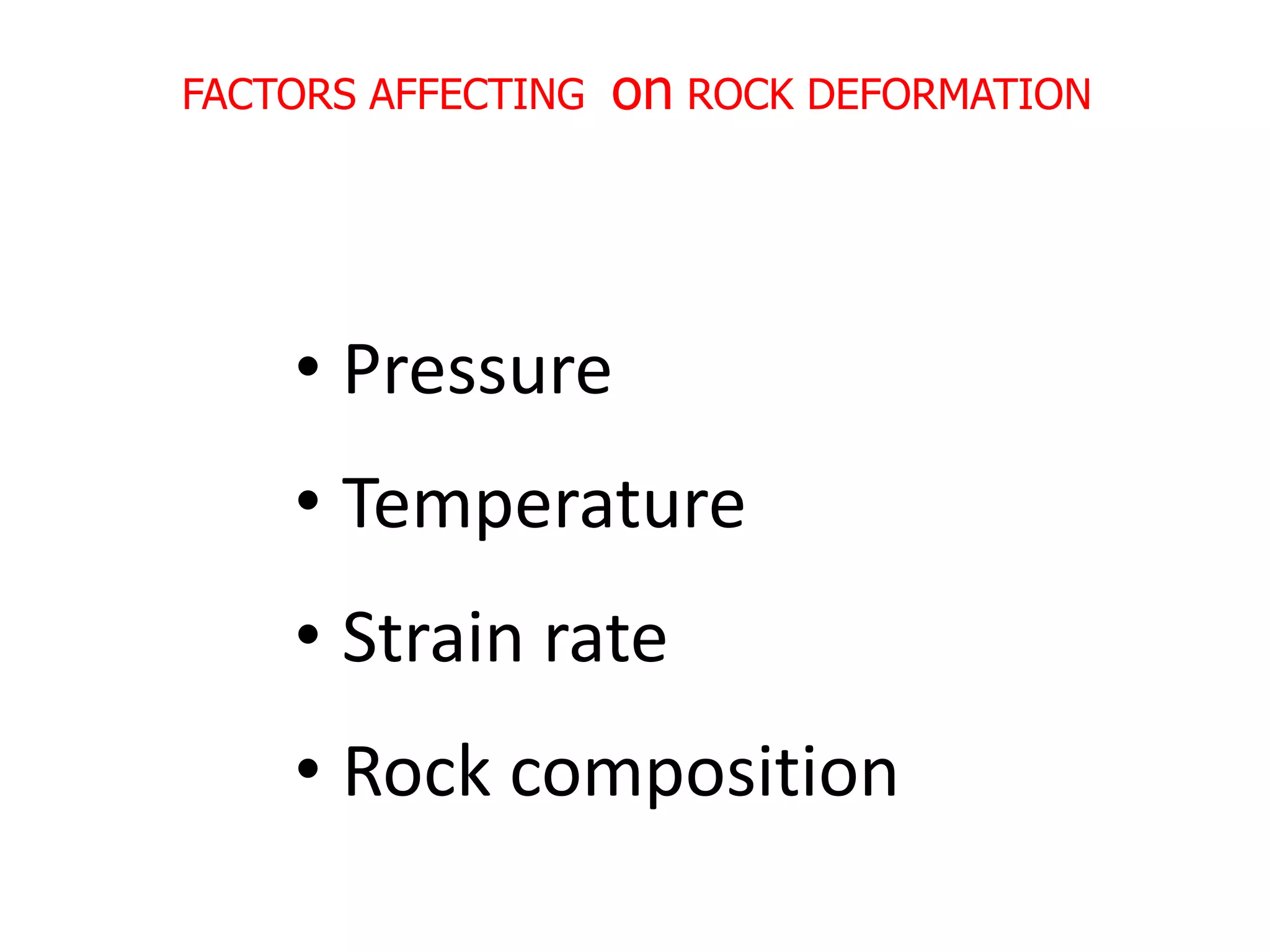 Modes of deformation of rocks presentation | PPTX