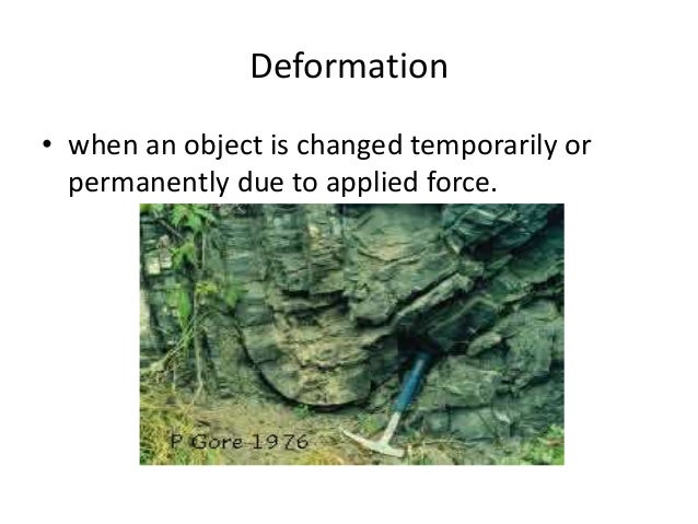 Modes of deformation of rocks presentation