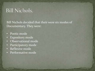 Modes of documentary | PPT