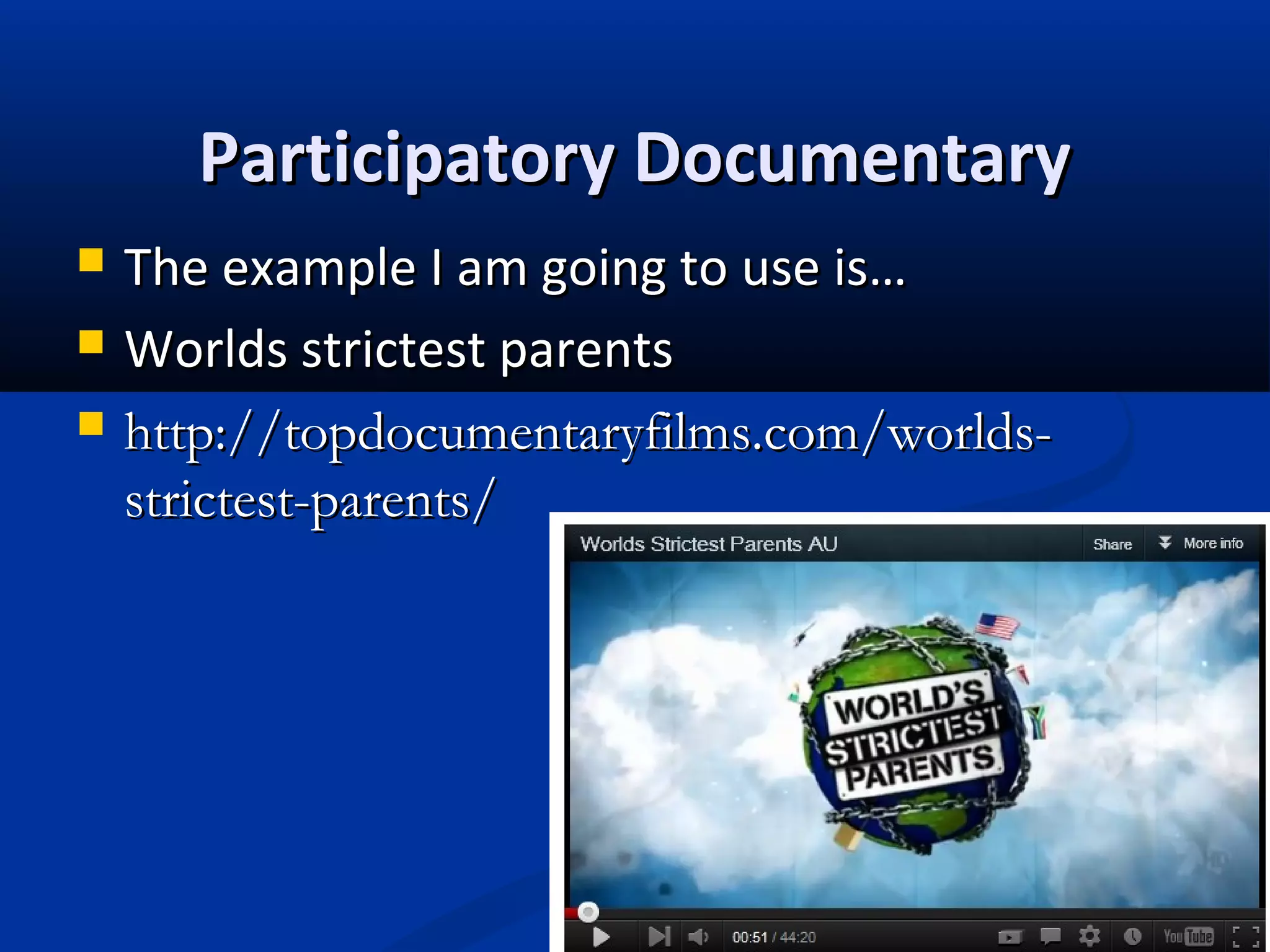 Modes of documentary | PPT
