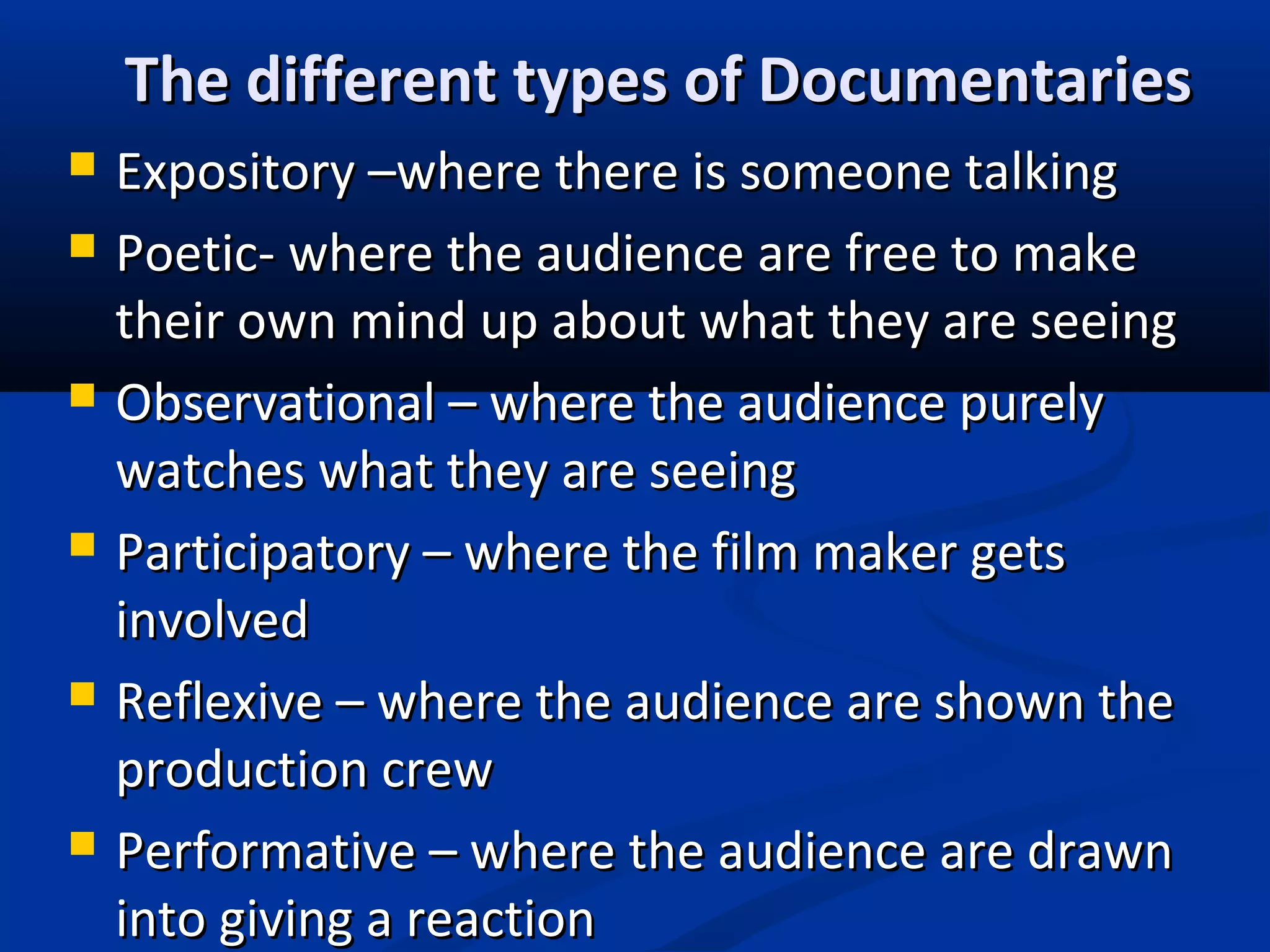 Modes of documentary | PPT