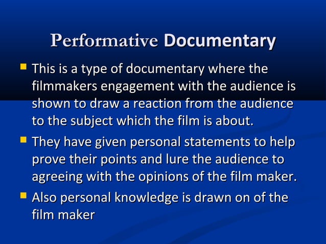 Modes of documentary | PPT