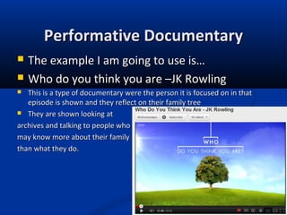 Modes of documentary | PPT