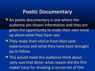 Modes of documentary | PPT