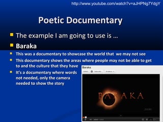 Modes of documentary | PPT