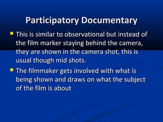 Modes of documentary | PPT