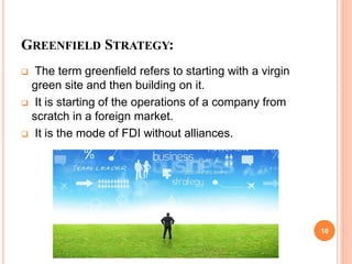 Modes of entering international business | PPTX