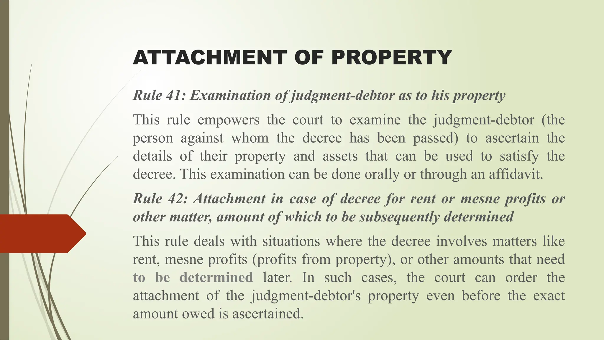 MODES OF EXECUTION CIVIL PROCEDURE CODE. | PPTX