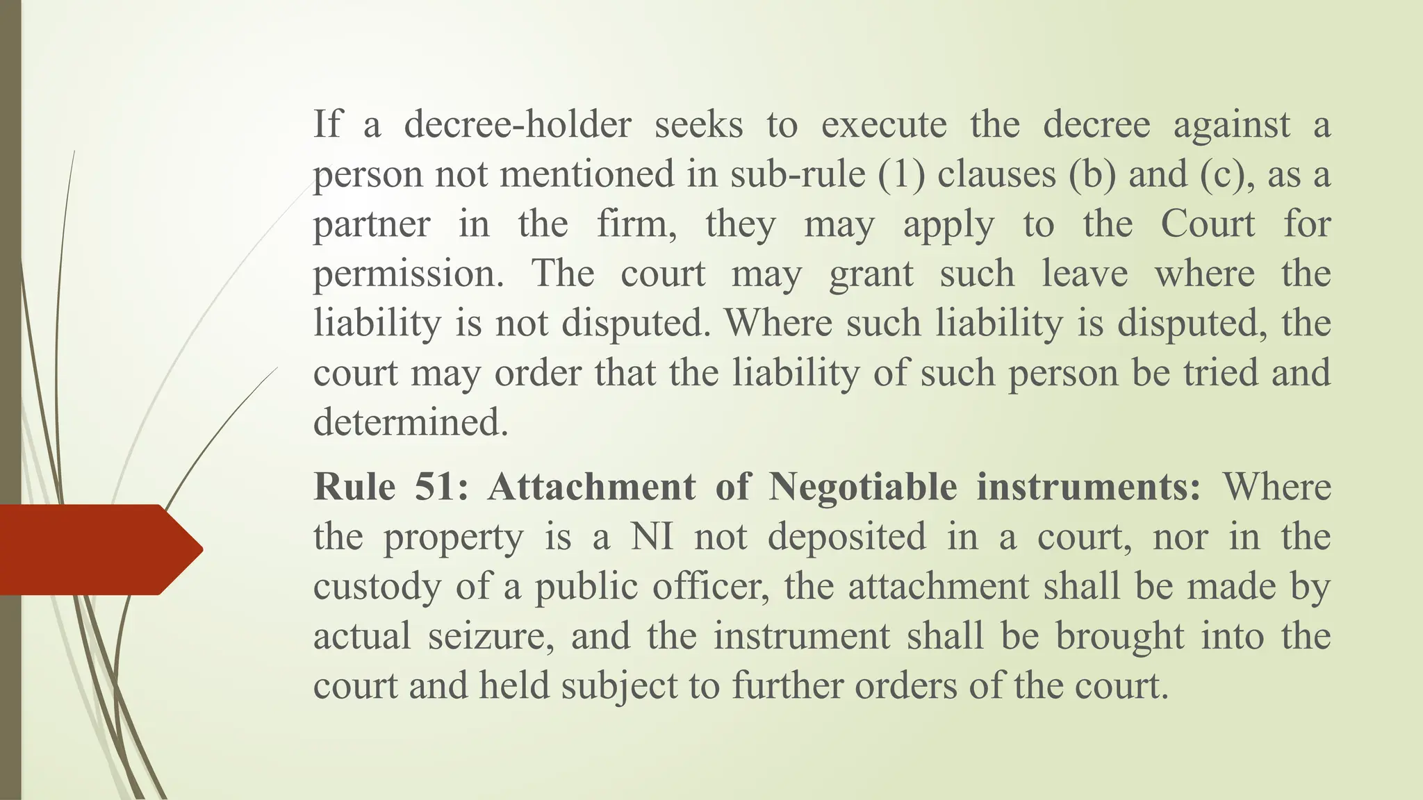MODES OF EXECUTION CIVIL PROCEDURE CODE. | PPTX