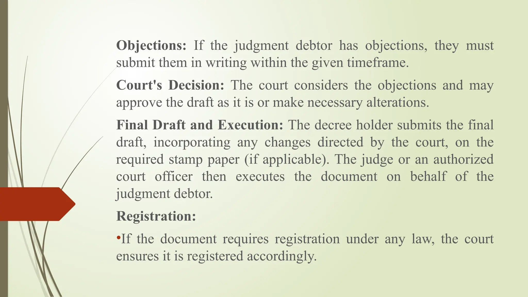 MODES OF EXECUTION CIVIL PROCEDURE CODE. | PPTX