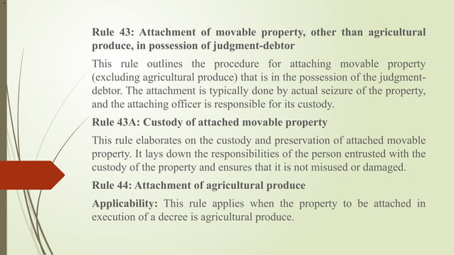 MODES OF EXECUTION CIVIL PROCEDURE CODE. | PPTX