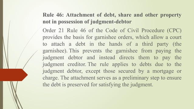 MODES OF EXECUTION CIVIL PROCEDURE CODE. | PPTX