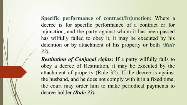 MODES OF EXECUTION CIVIL PROCEDURE CODE. | PPTX